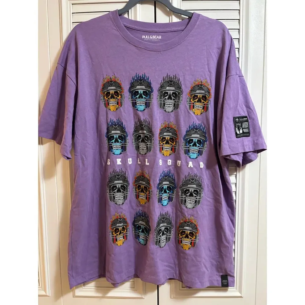 Pull&Bear | Shirts | Pullbear Mens L Skull Squad Designer Streetwear 0 ...